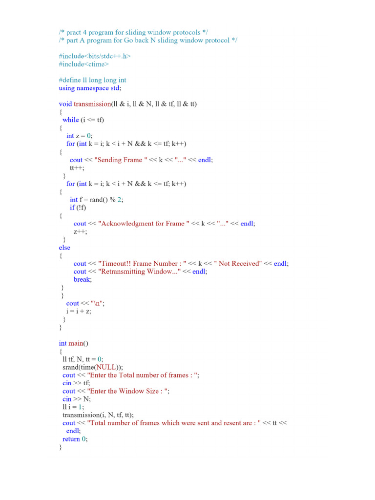 4 Program Sliding Window | PDF
