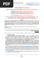 Springer Format Sample | PDF