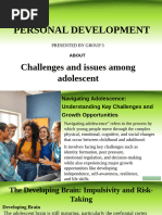 Adolescent Group Activities Overview | PDF | Adolescence | Decision Making