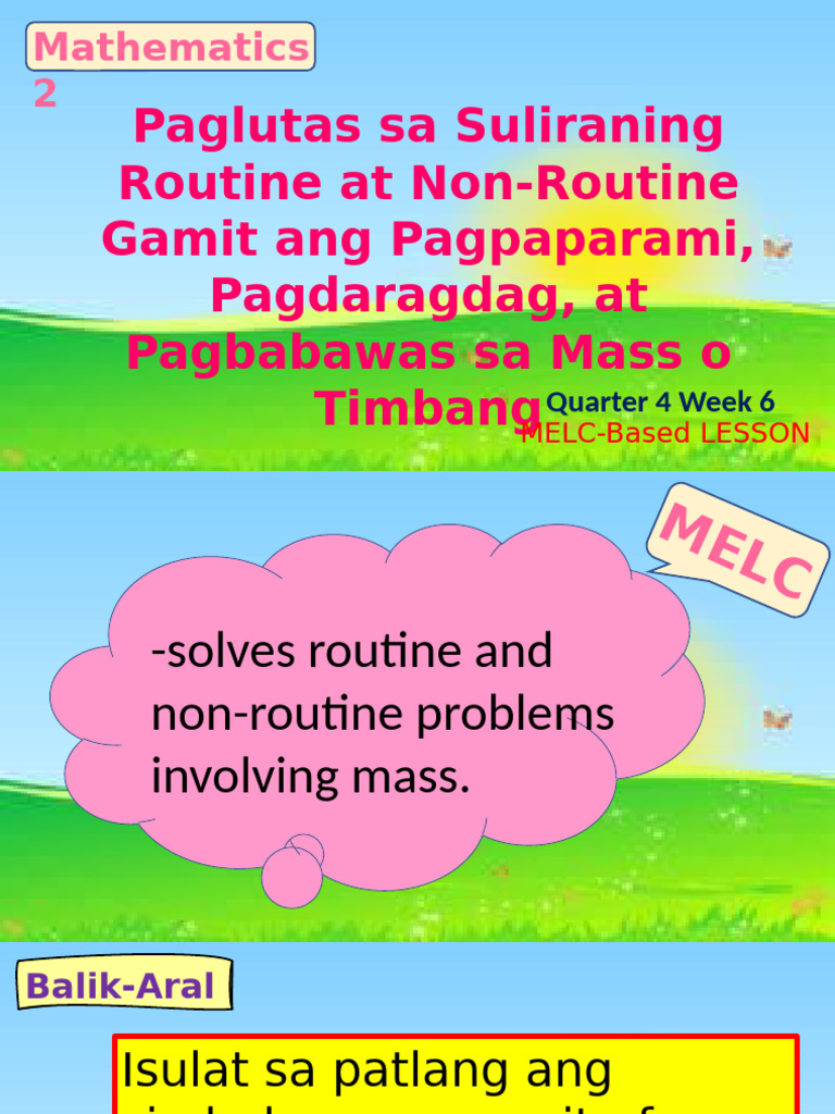 MATH 2 QUARTER 4 WEEK 6 | PDF