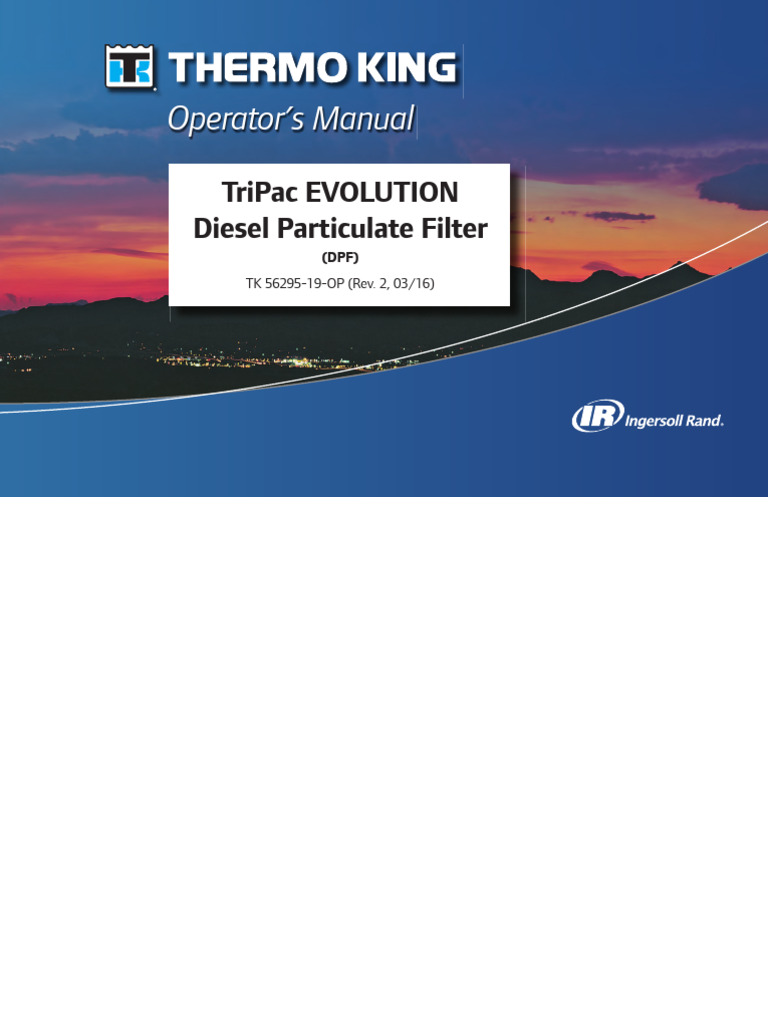 TriPac Evolution Operator's Manual | PDF | Manufactured Goods | Machines