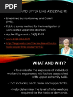 RULA Employee Assessment Worksheet | PDF | Arm | Anatomical Terms Of Motion