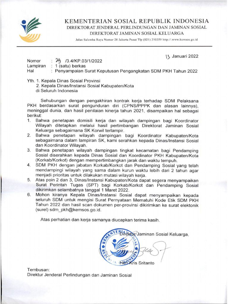 29, KPD Kadis Prov Kab Kota Selindo, Penyampaian SK Pengangkatan SDM ...