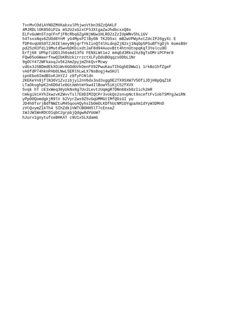 Gibberish QR9FEK72 | PDF
