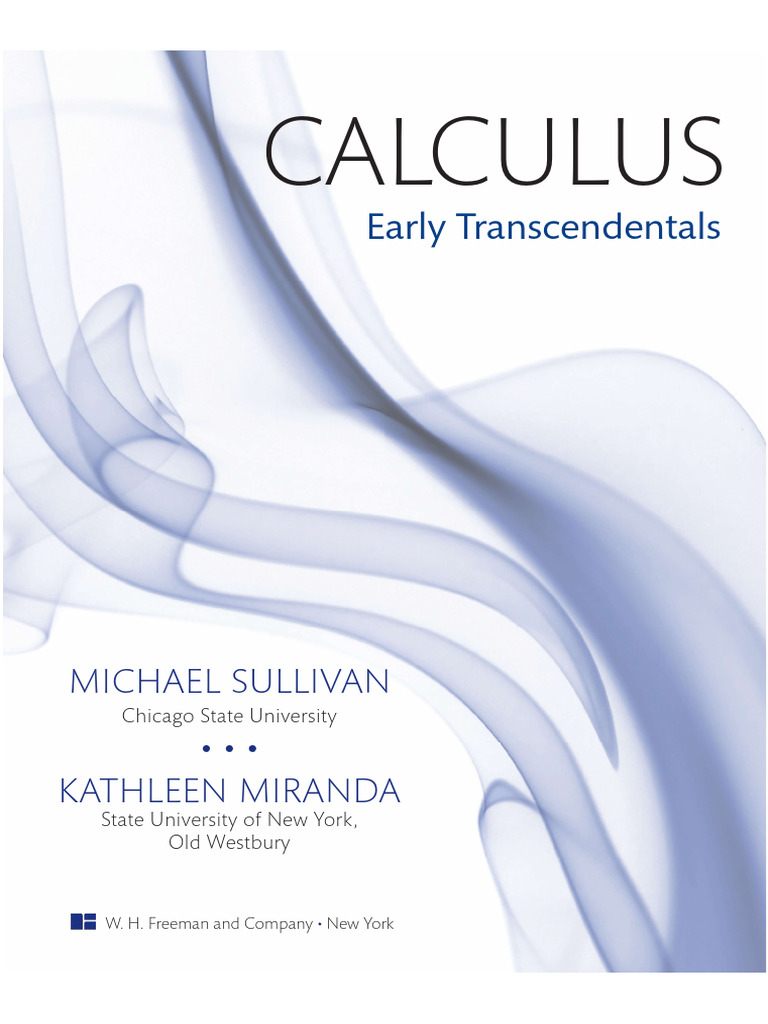 Sullivan & Miranda, Calculus (Early Transcendentals) | PDF | Integral ...