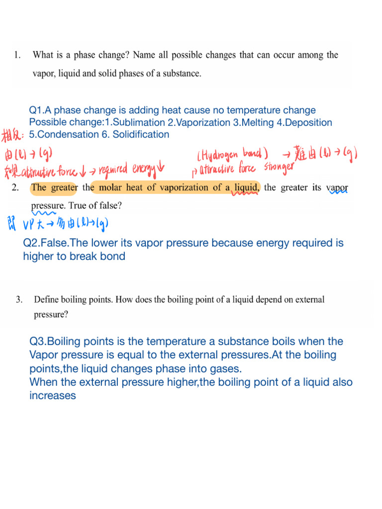 Phase Changes and Gas Behavior Explained | PDF | Gases | Pressure