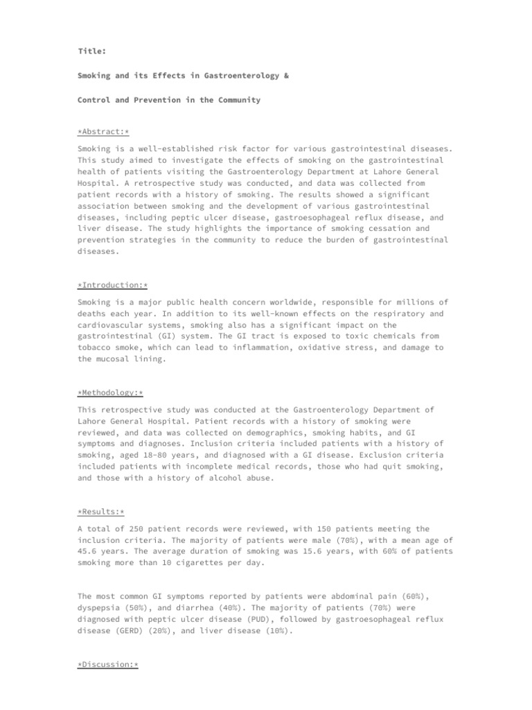 Research Paper in Gestro | PDF | Gastroesophageal Reflux Disease ...