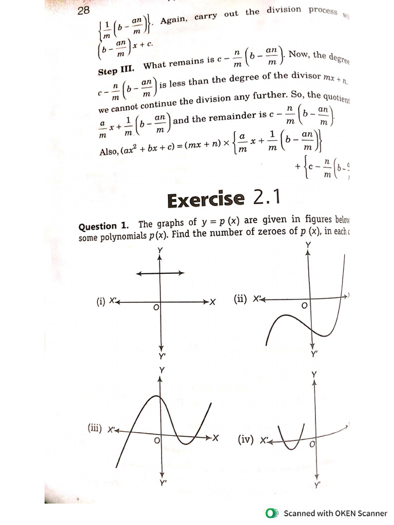 Polynomials CH 2 | PDF