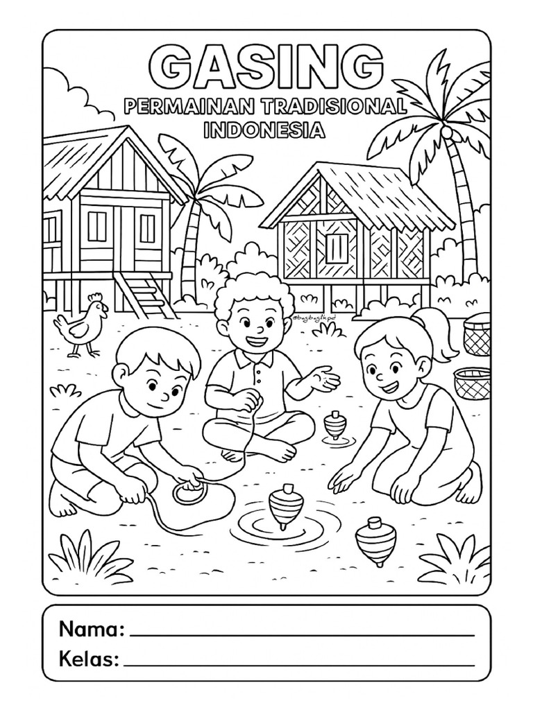 LKPD MEWARNAI GASING | PDF