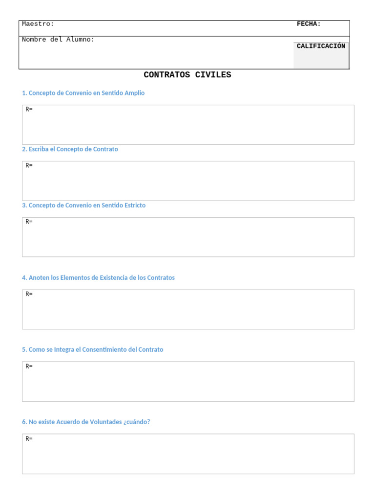 Guía Completa sobre Contratos Civiles | PDF