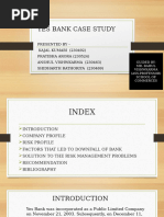 Case Study Yes Bank | PDF | Banks | Reserve Bank Of India