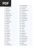 100 Most Common Adjectives in English | PDF