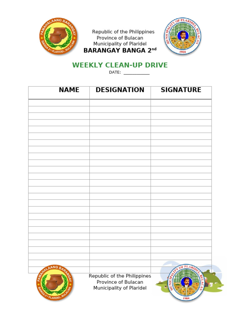Plaridel Bulacan Barangay Activities | PDF