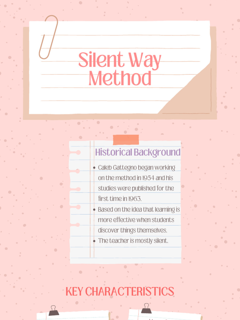 Silent Way Method | PDF