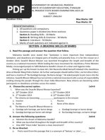 Nso Sample Paper Class-4 2025-26 | PDF | Digestion | Gastrointestinal Tract