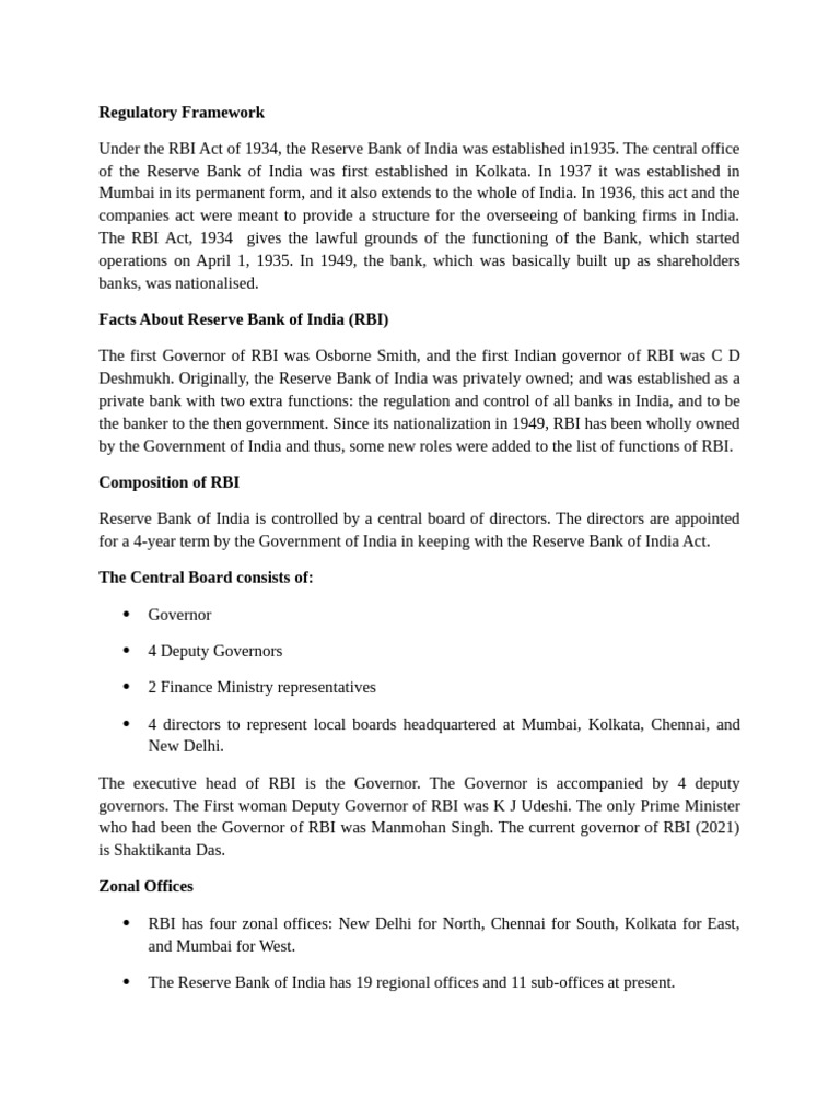 7.the Reserve Bank of India Act 1934, Functions and Powers of RBI - Dr ...