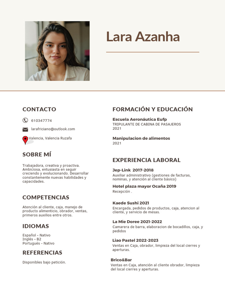 CV de Lara Azanha | PDF