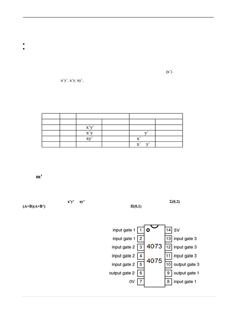 CSE231L - Lab 3 - Combinational Logic Design (Canonical Forms) | PDF ...