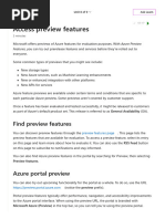 Azure Preview vs GA: Key Differences | PDF