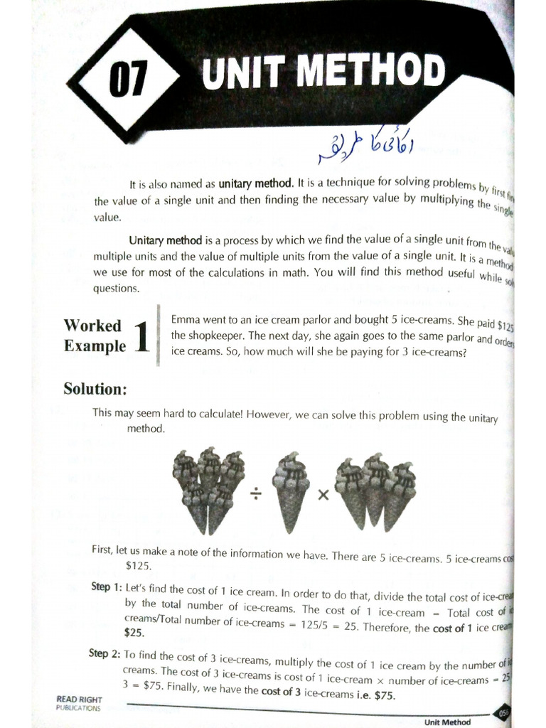 Unit Method | PDF