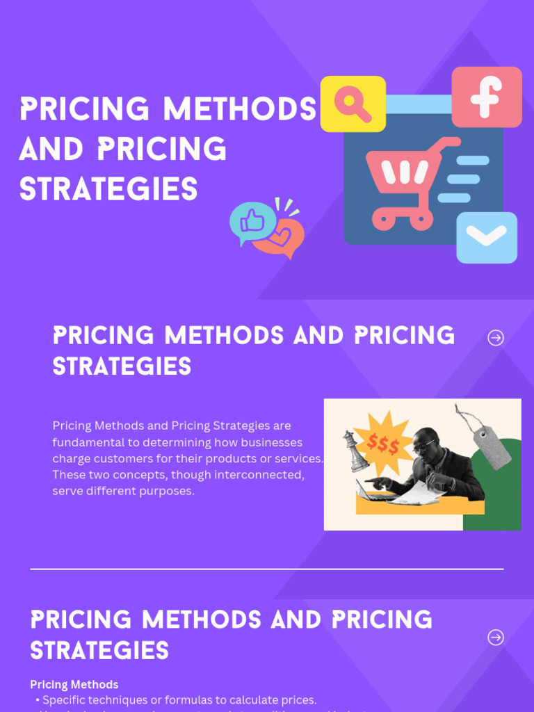 Pricing Methods and Pricing Strategies | PDF | Pricing | Prices