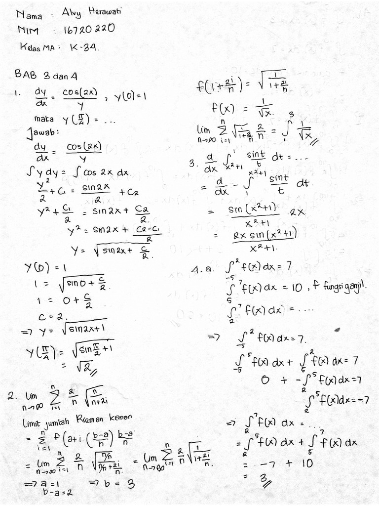 MA BAB 3&4 - 16720220 (Alvy Herawati) | PDF