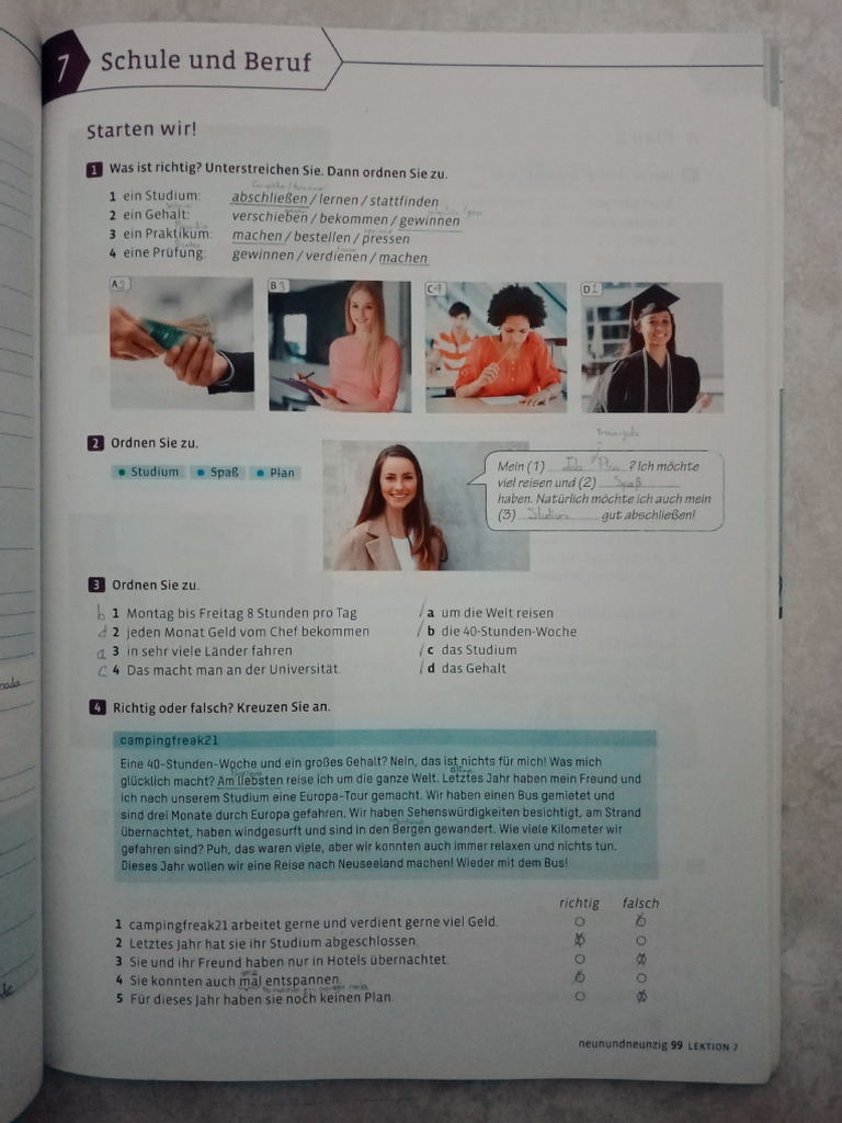 Deutschkurs. - Einheit 1 | PDF