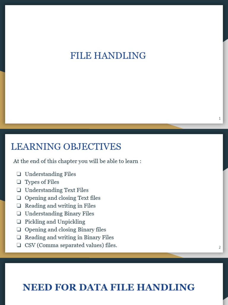 File Handling | PDF | Comma Separated Values | Text File