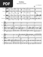 Golden Piano Sheet Music | PDF