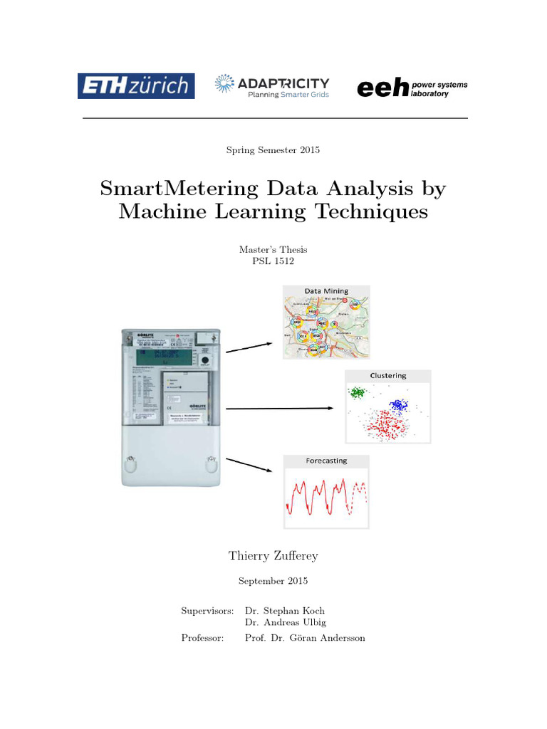 Smart Metering Data Analysis Thesis | PDF | Machine Learning | Big Data