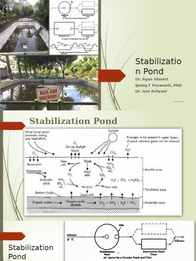 UP - 6 Stabilization Pond | PDF | Waste Management | Water Supply