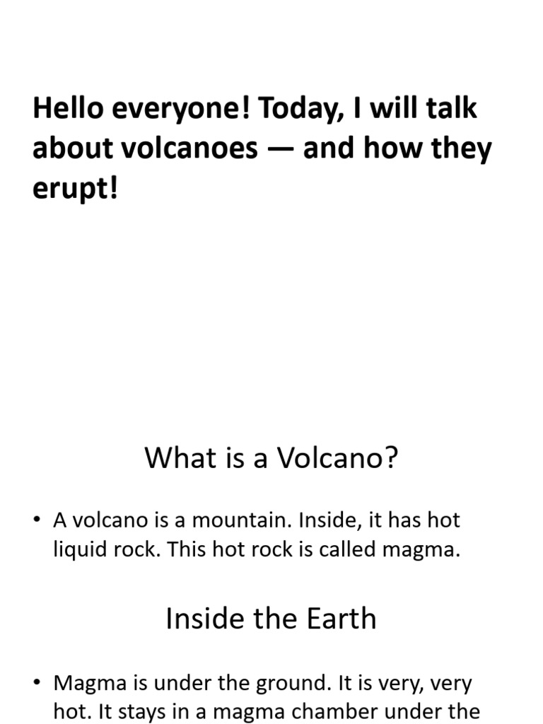 Understanding Volcano Eruptions | PDF