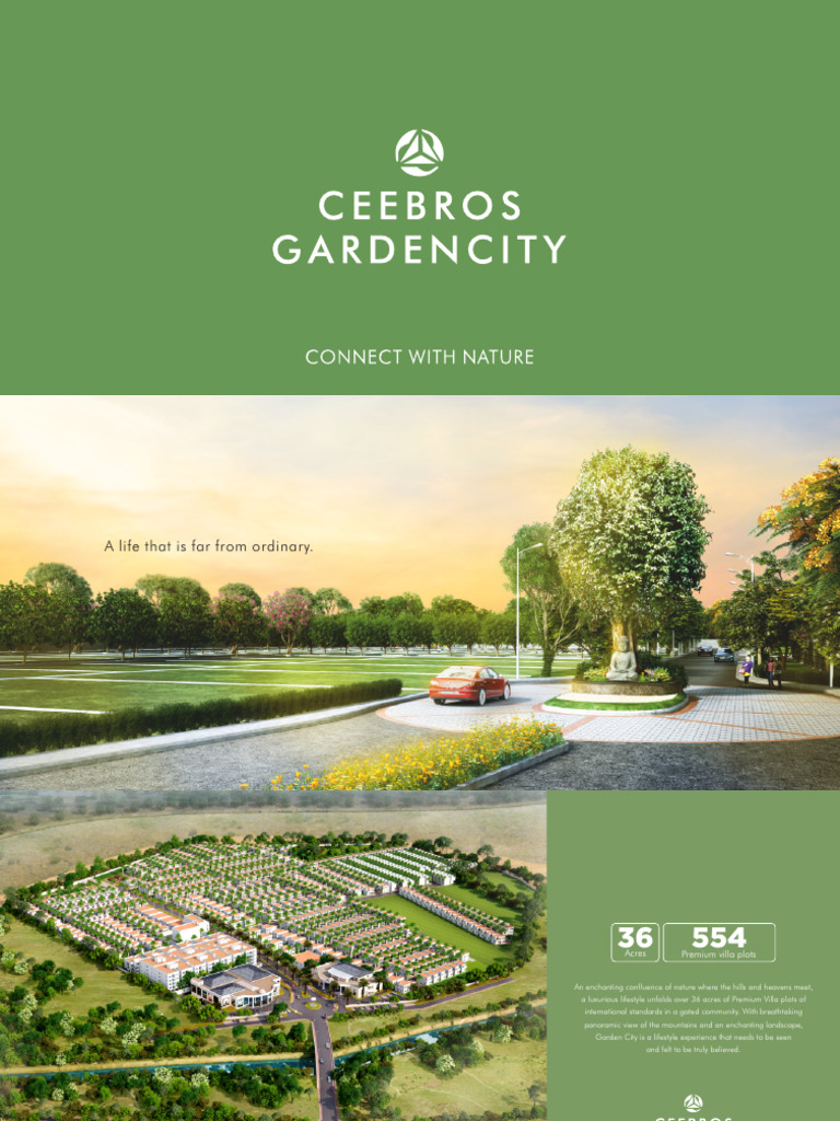CEEBROS Garden City: Luxury Villa Plots | PDF | Civil Engineering ...