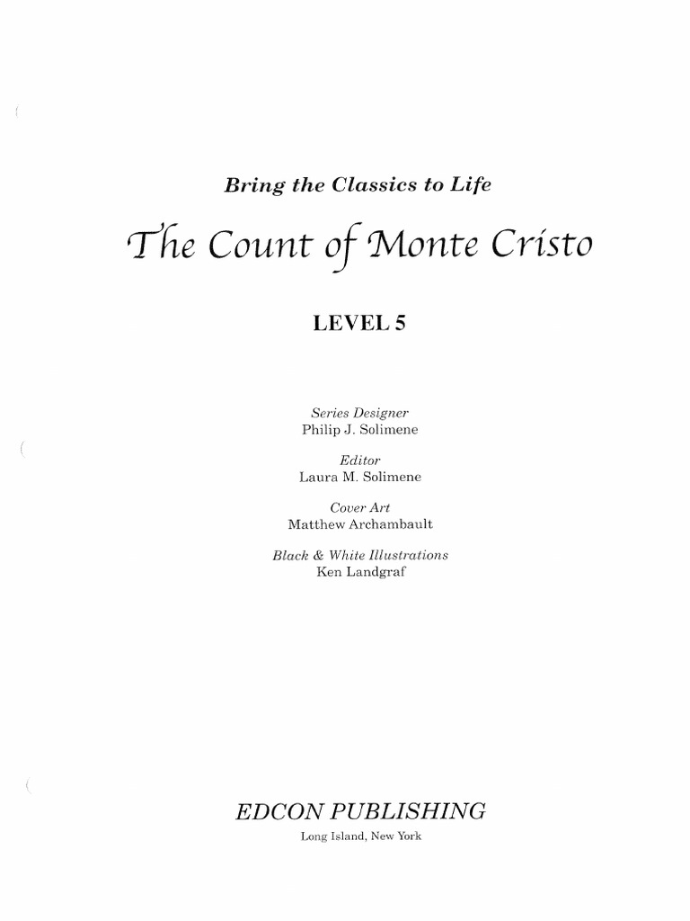 The Count of Monte Cristo | PDF