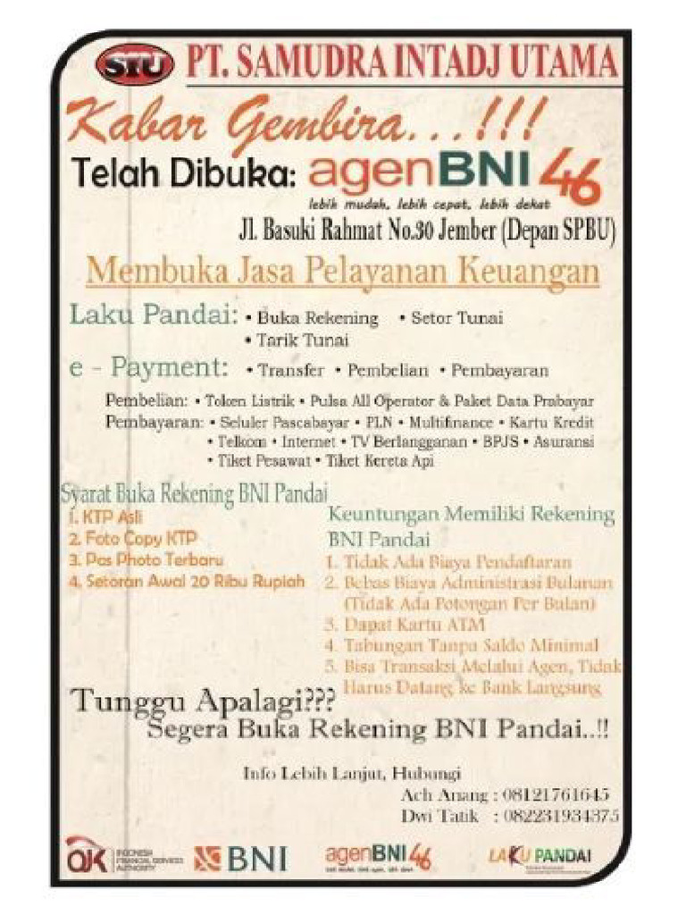 Contoh Pamflet Bahasa Inggris 4 | PDF