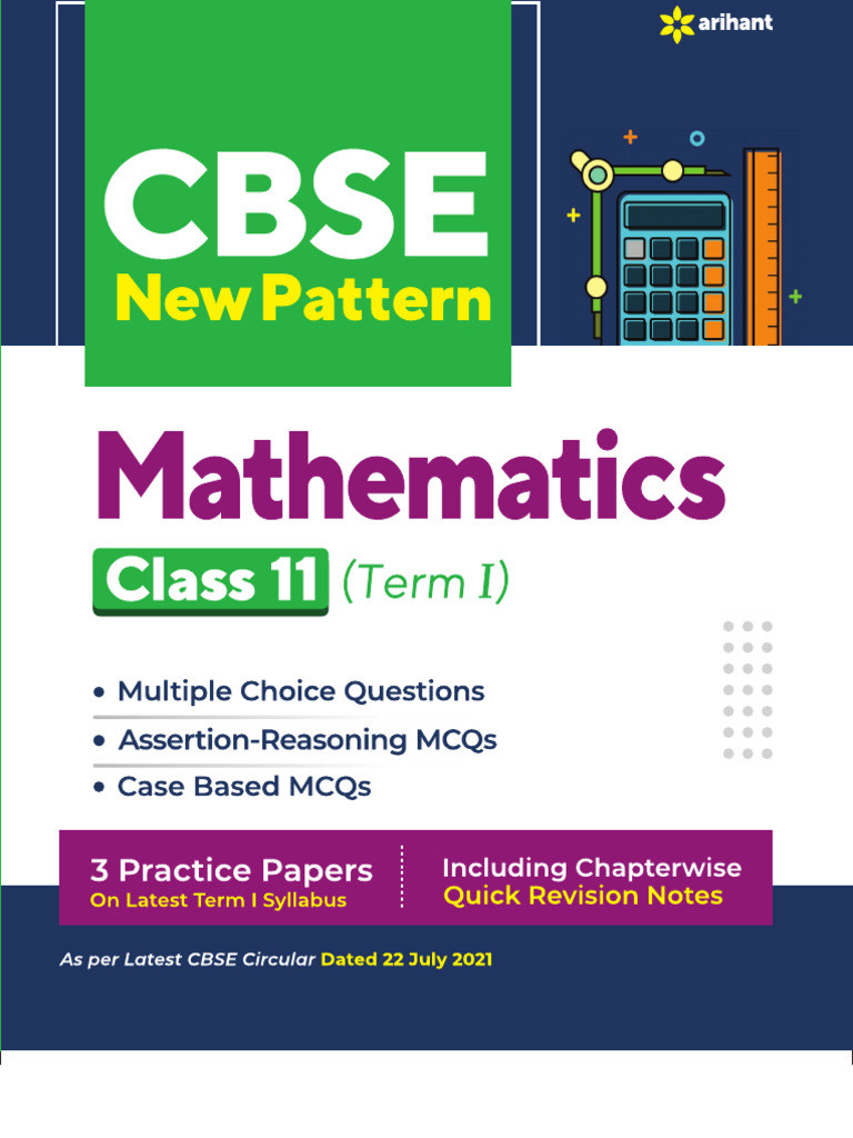 CBSE Mathematics Class 11 Term 1 Objective Question Bank | PDF | Set ...