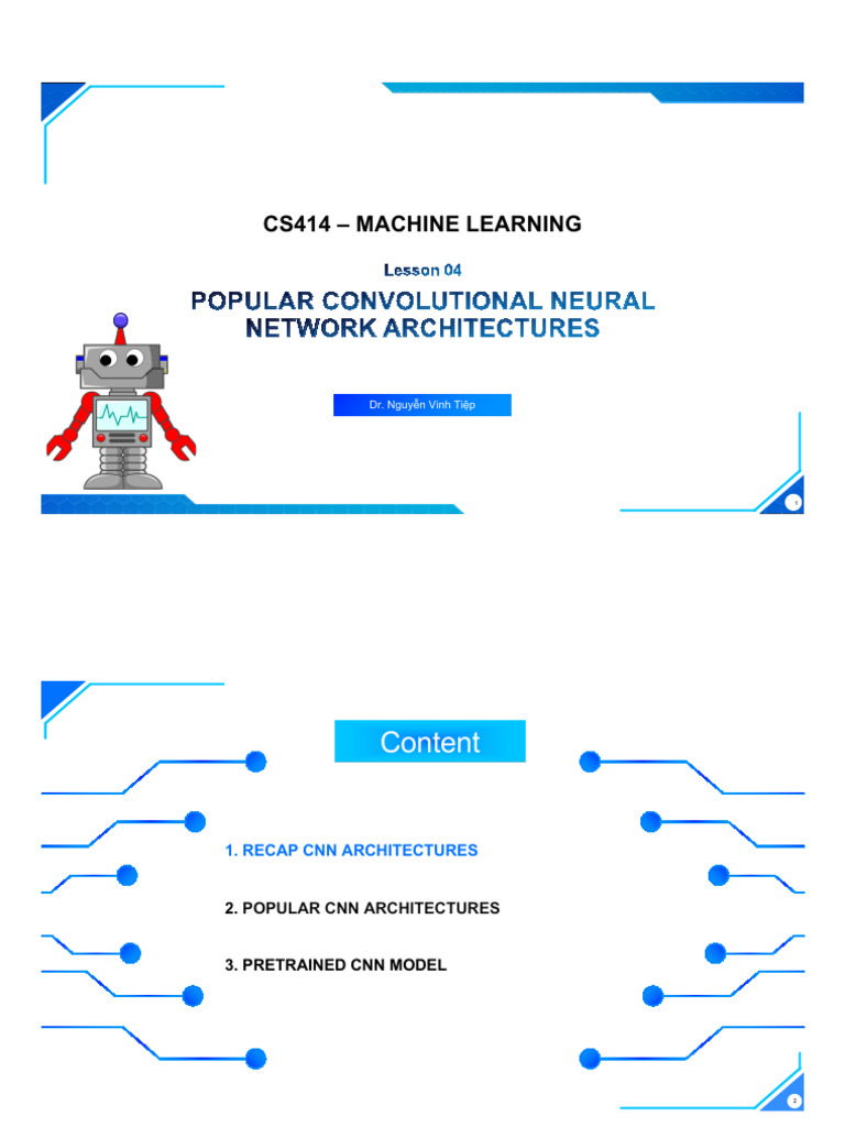 CS414-Lesson 04. Popular Convolutional Neural Network Architectures ...