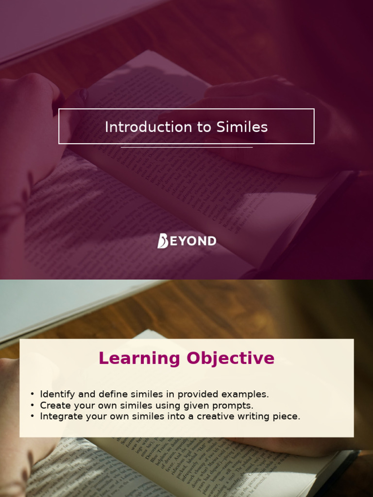 Roi Eng 1701887991 Introduction To Similes Presentation Ver 1 | PDF