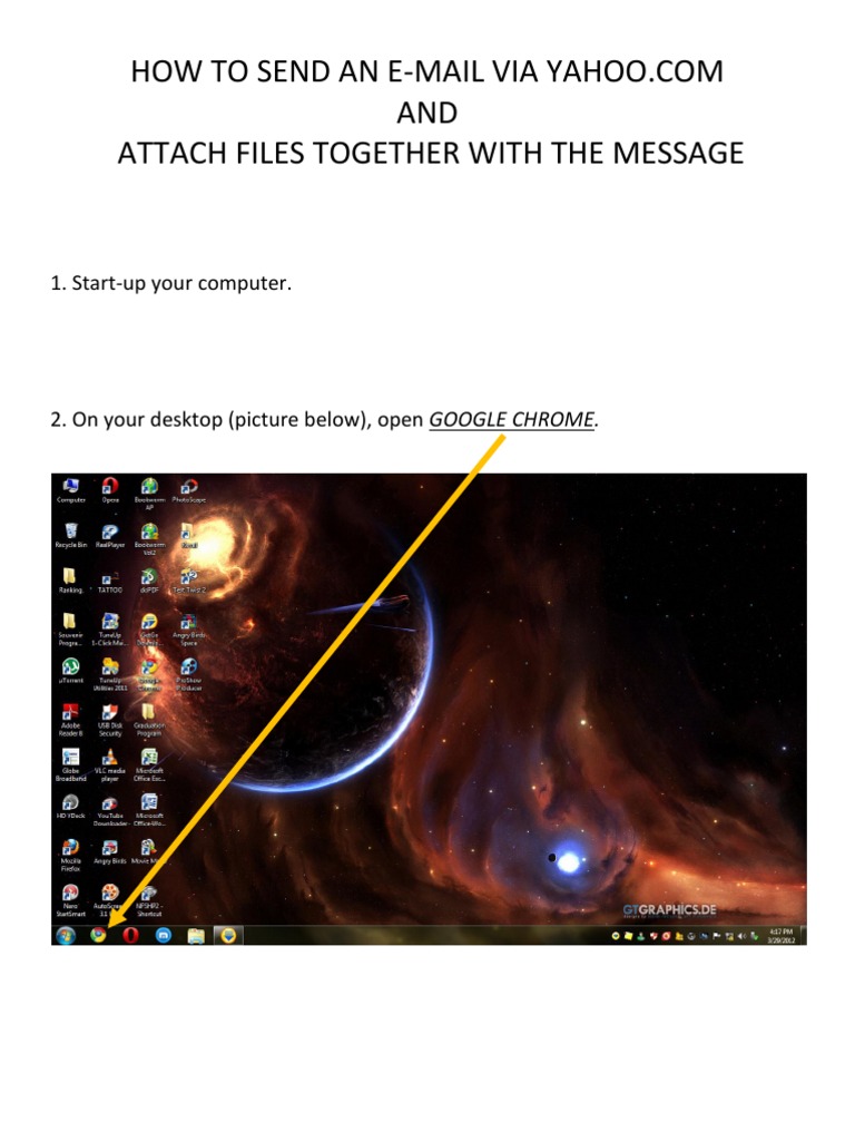 How To Send An E-Mail and Attach Files With The Message | PDF