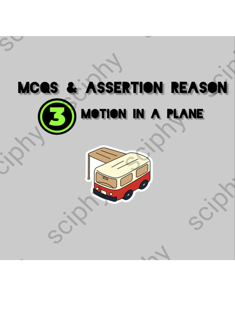 Motion in a Plane Assertion | PDF