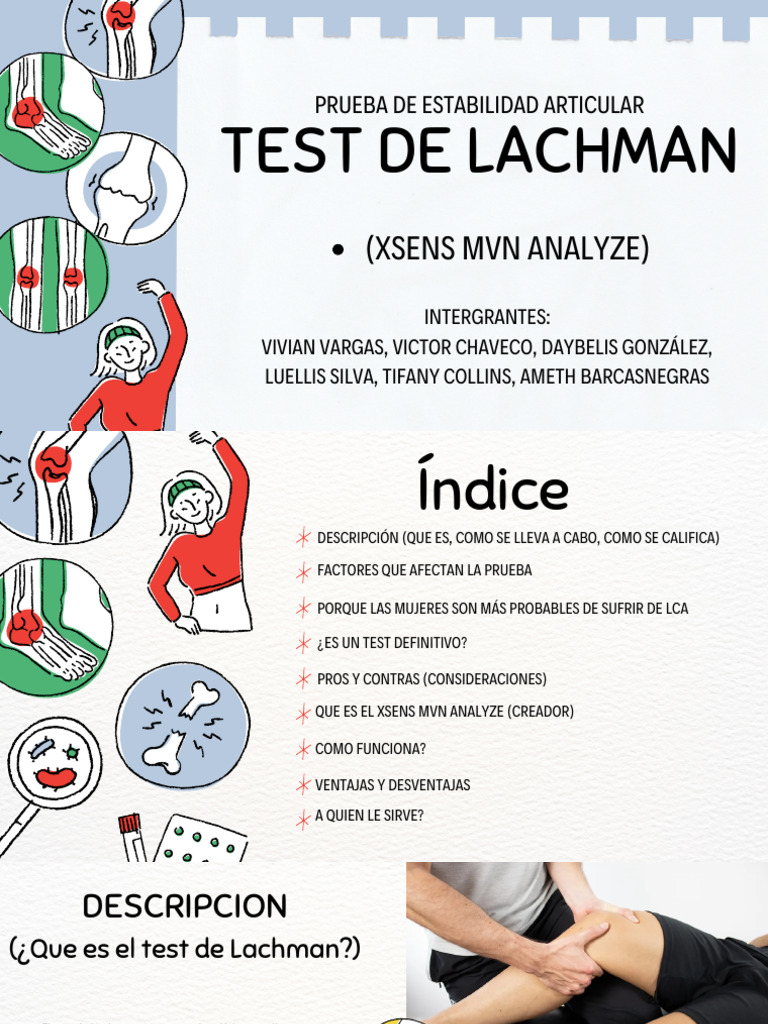 Prueba de Lachman: Evaluación LCA | PDF | Rodilla