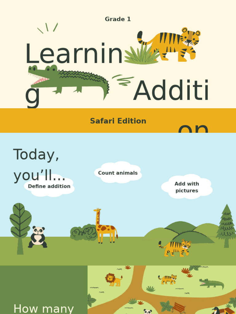 Grade 1 Addition Slides1 | PDF