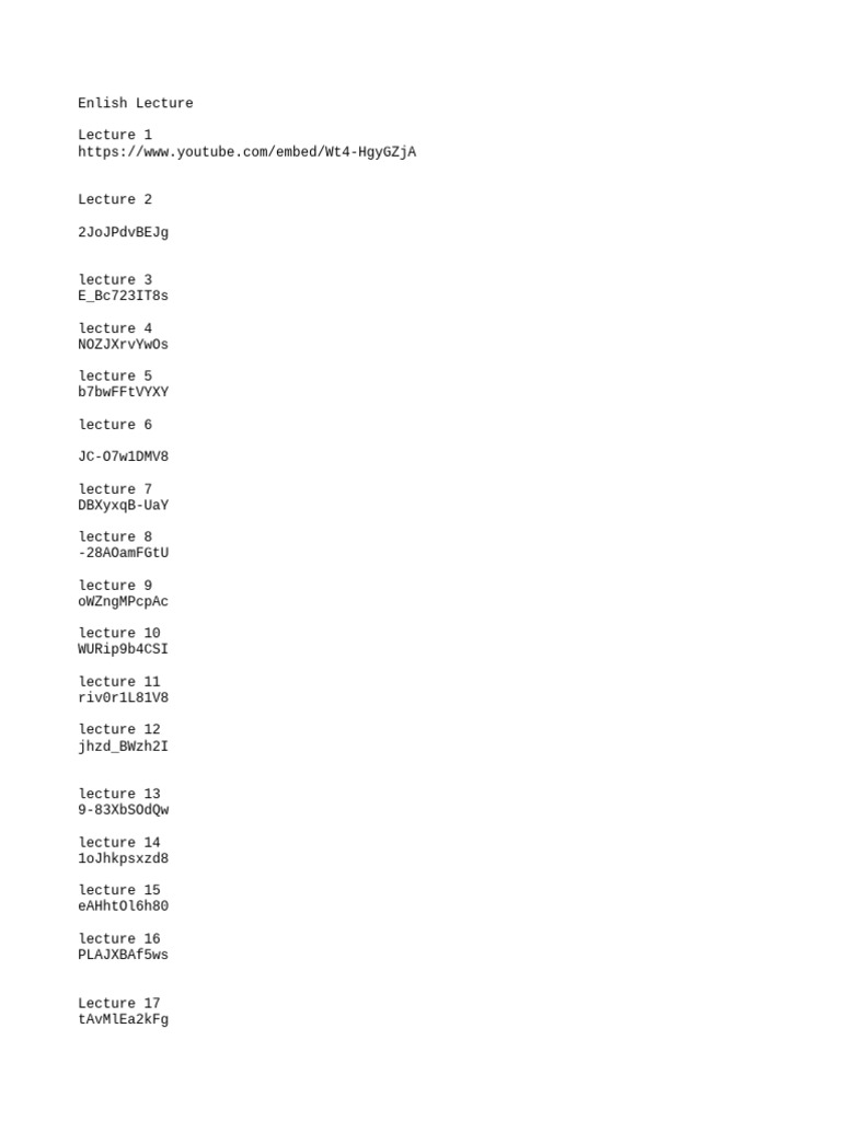 English Bcs Lecture | PDF