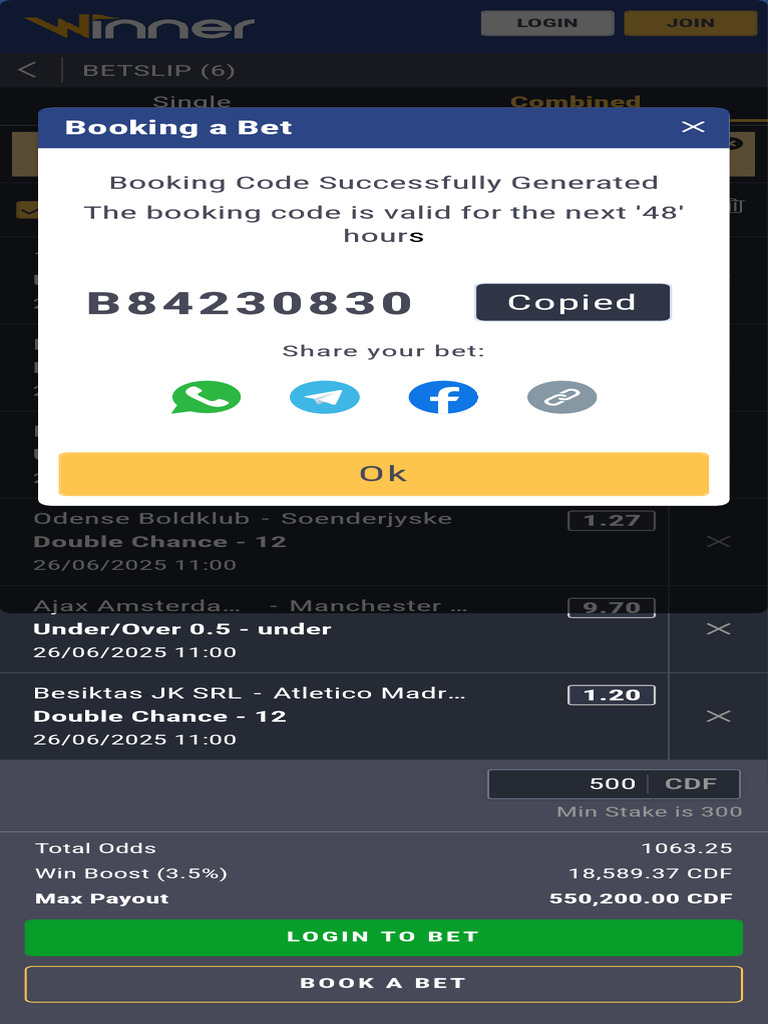 Today's Betting Slip Details | PDF