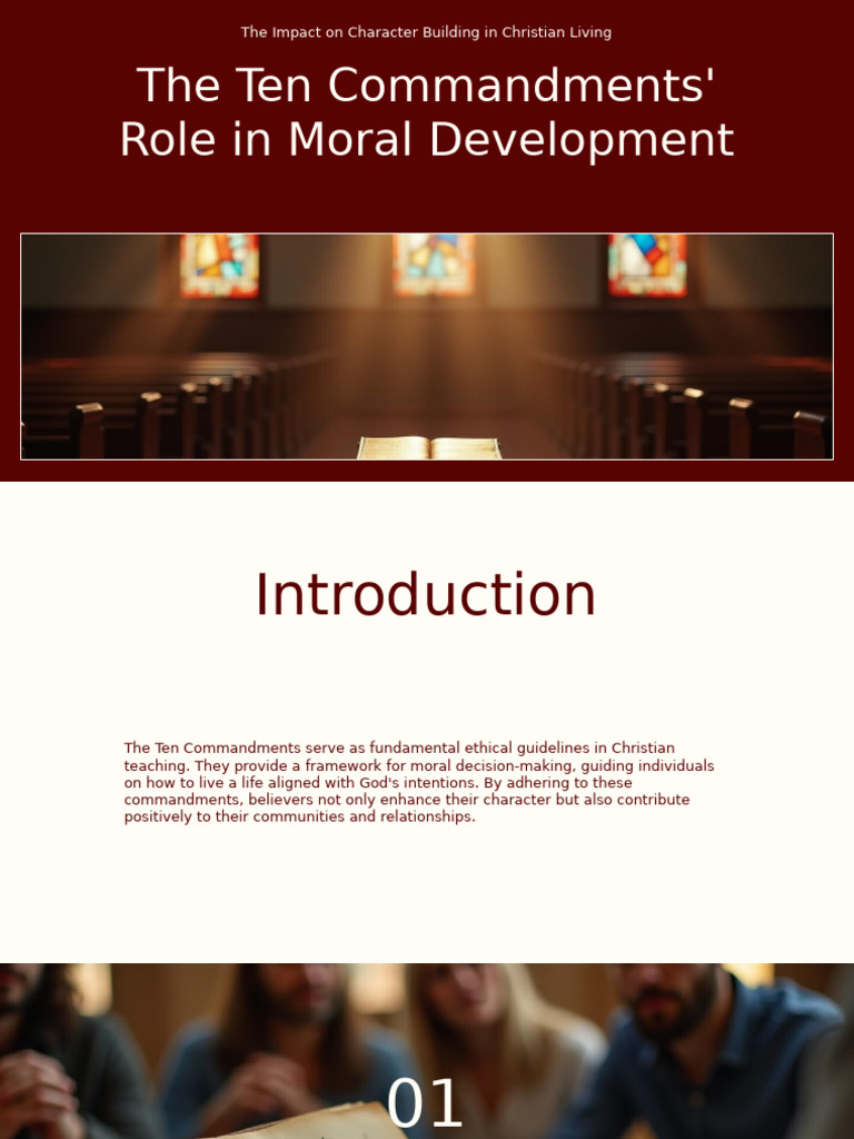 The Ten Commandments' Role in Moral Development | PDF | Ten ...