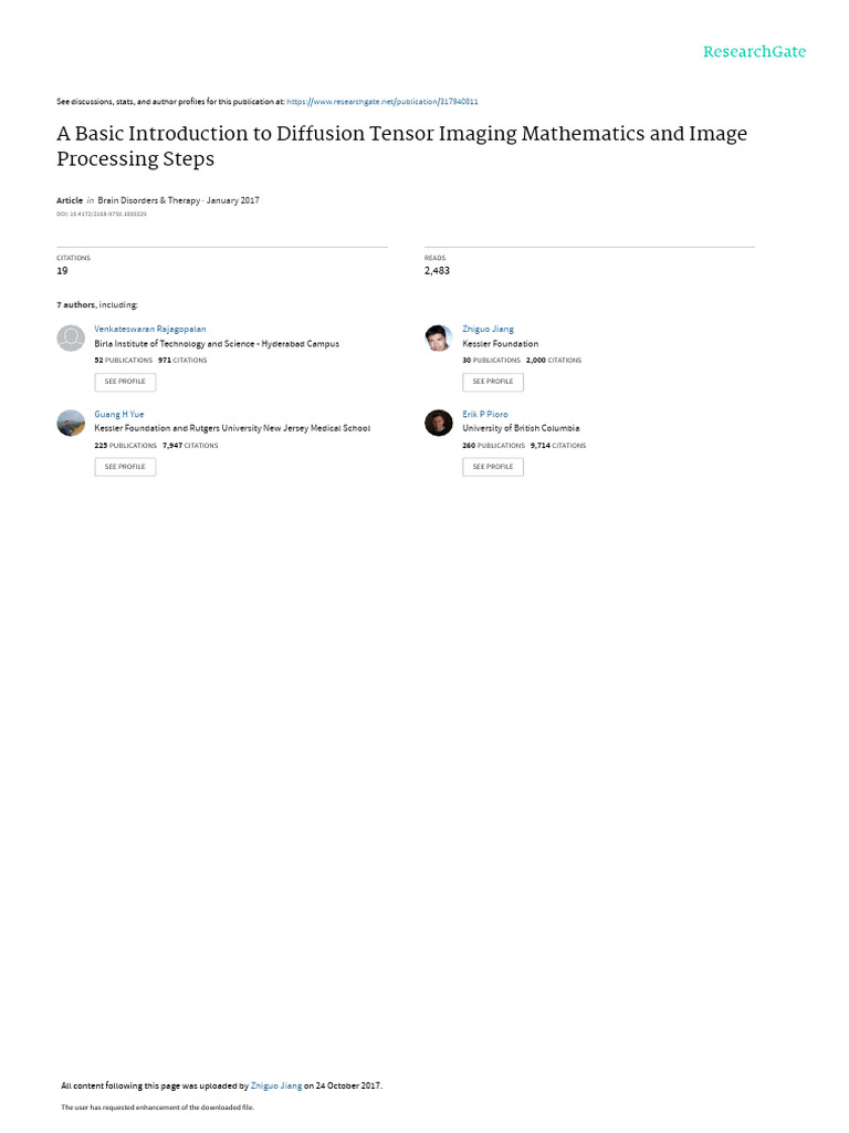 Rajagopalan 2017 A Basic Introduction To Diffusion Tensor Imaging Mathematics and ...