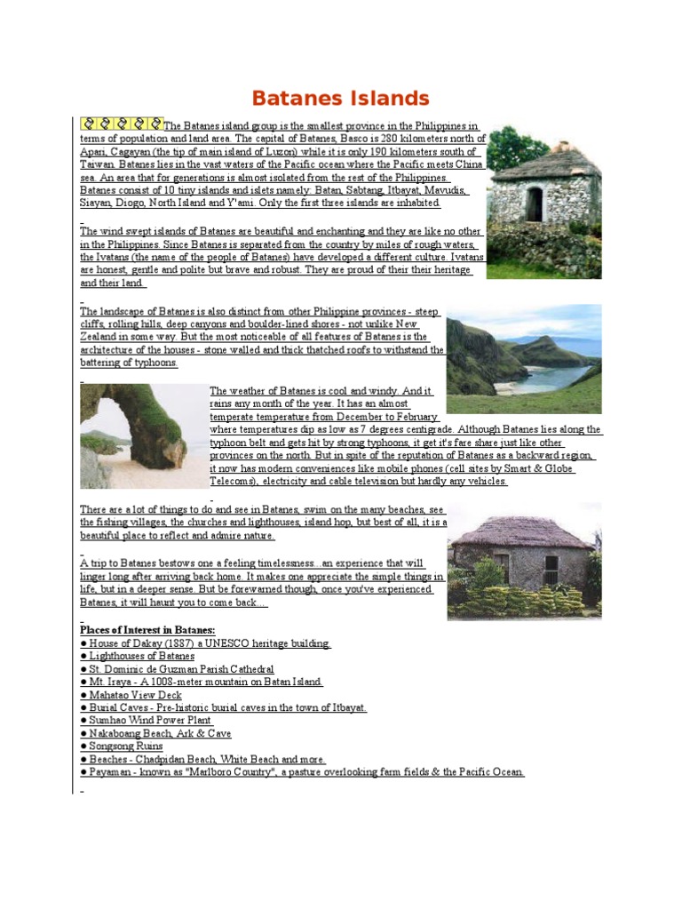 Batanes Islands | PDF | Physical Geography | Earth Sciences