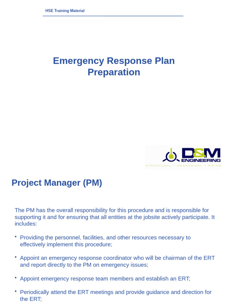 NICS Level 1 Emergency Response Plan | PDF | Incident Command System ...
