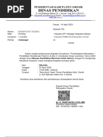 Pemutahiran Data Gresik PD Seru TA 2023-2024 Semester 2 | PDF