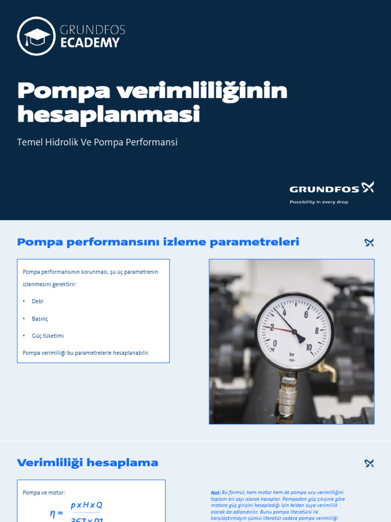 Tr 13 Module 4 Calculating Pump Efficiency | PDF
